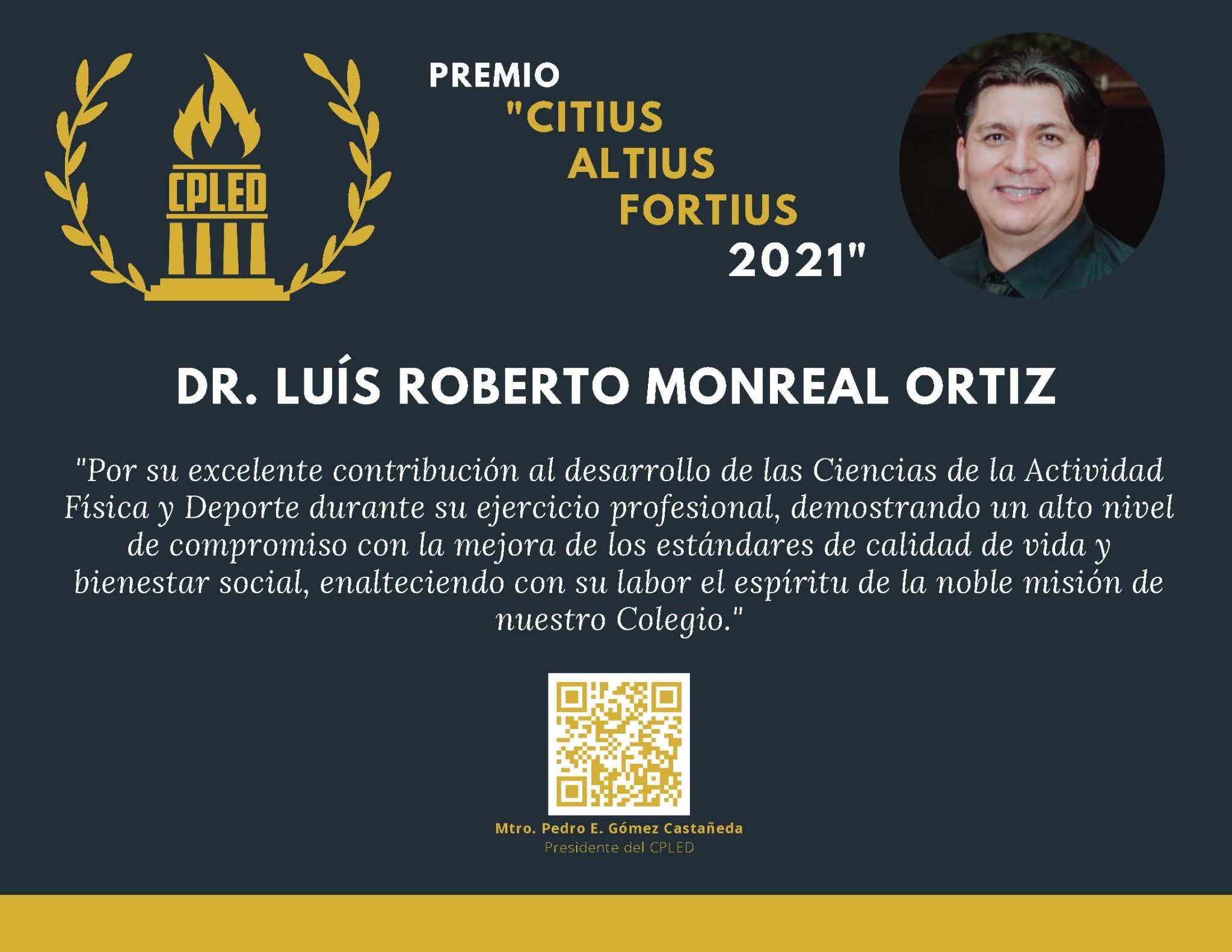 DR. LUÍS ROBERTO MONREAL ORTIZ - CPLED